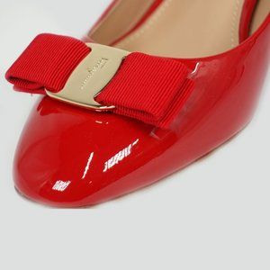 Salvatore Ferragamo | Shoes | Salvatore Ferragamo Erice 55 Red Patent ...